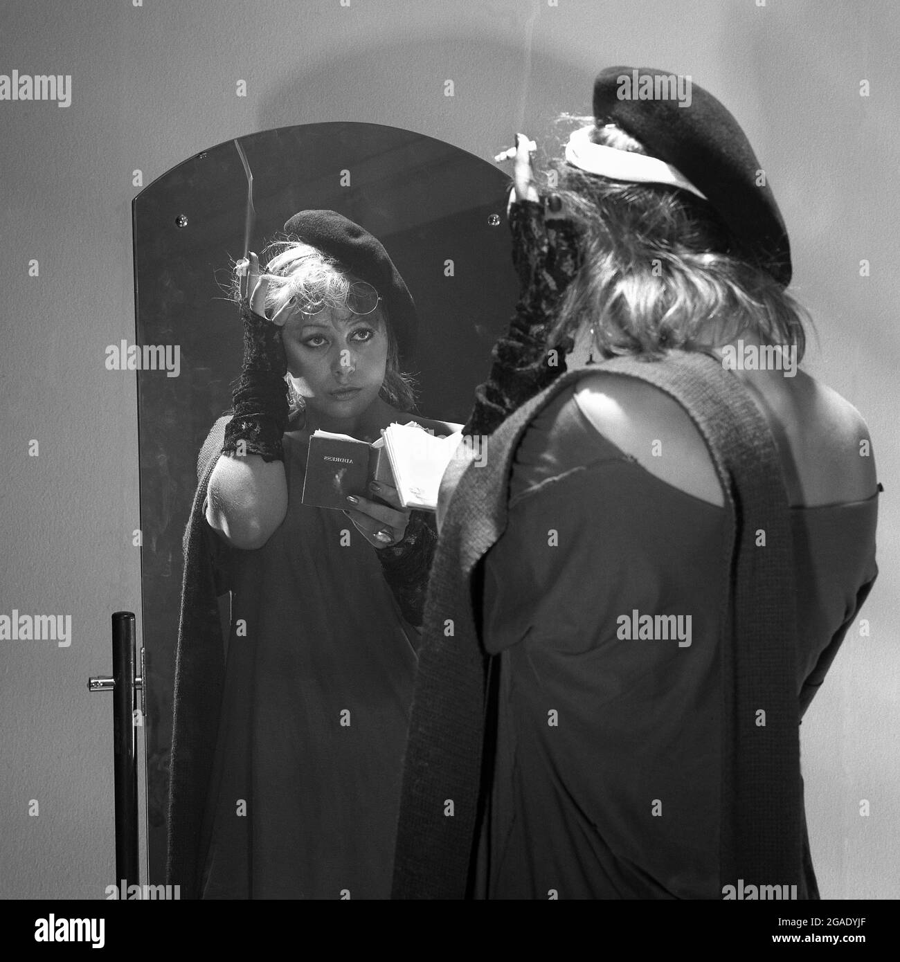 Honey Bane Punk Rock recording artist 2/10/1980 Stock Photo - Alamy