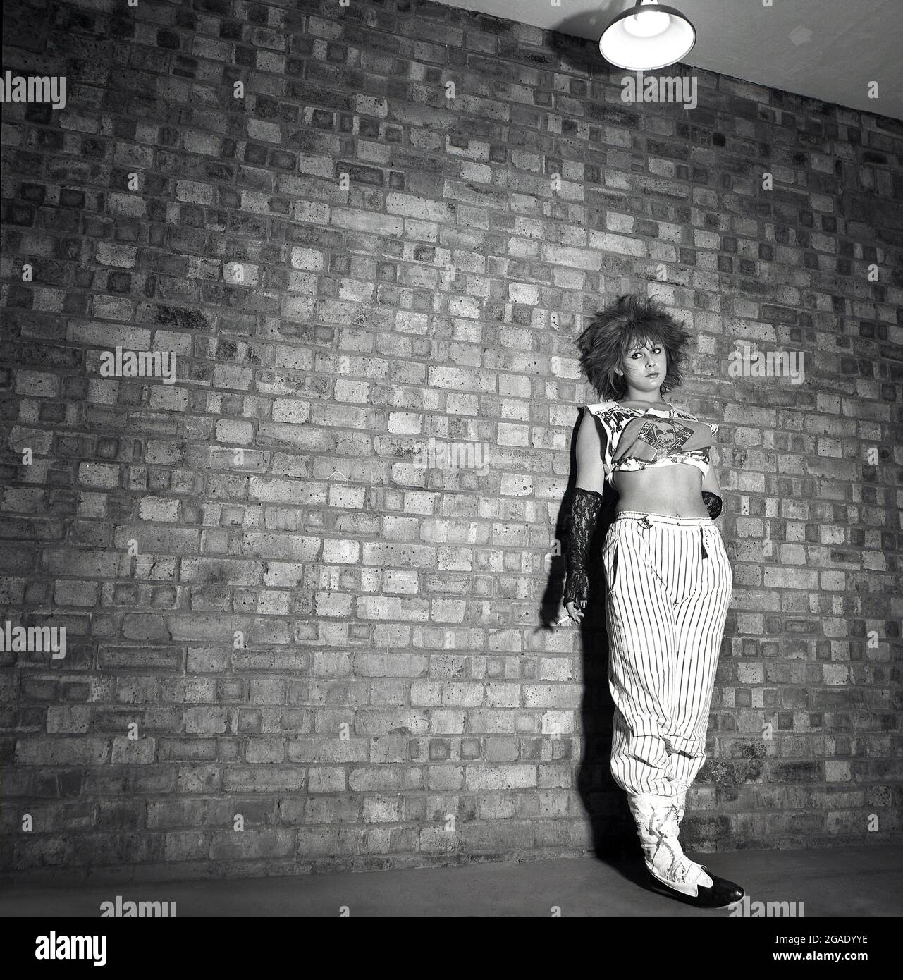 Honey Bane Punk Rock recording artist 2/10/1980 Stock Photo - Alamy