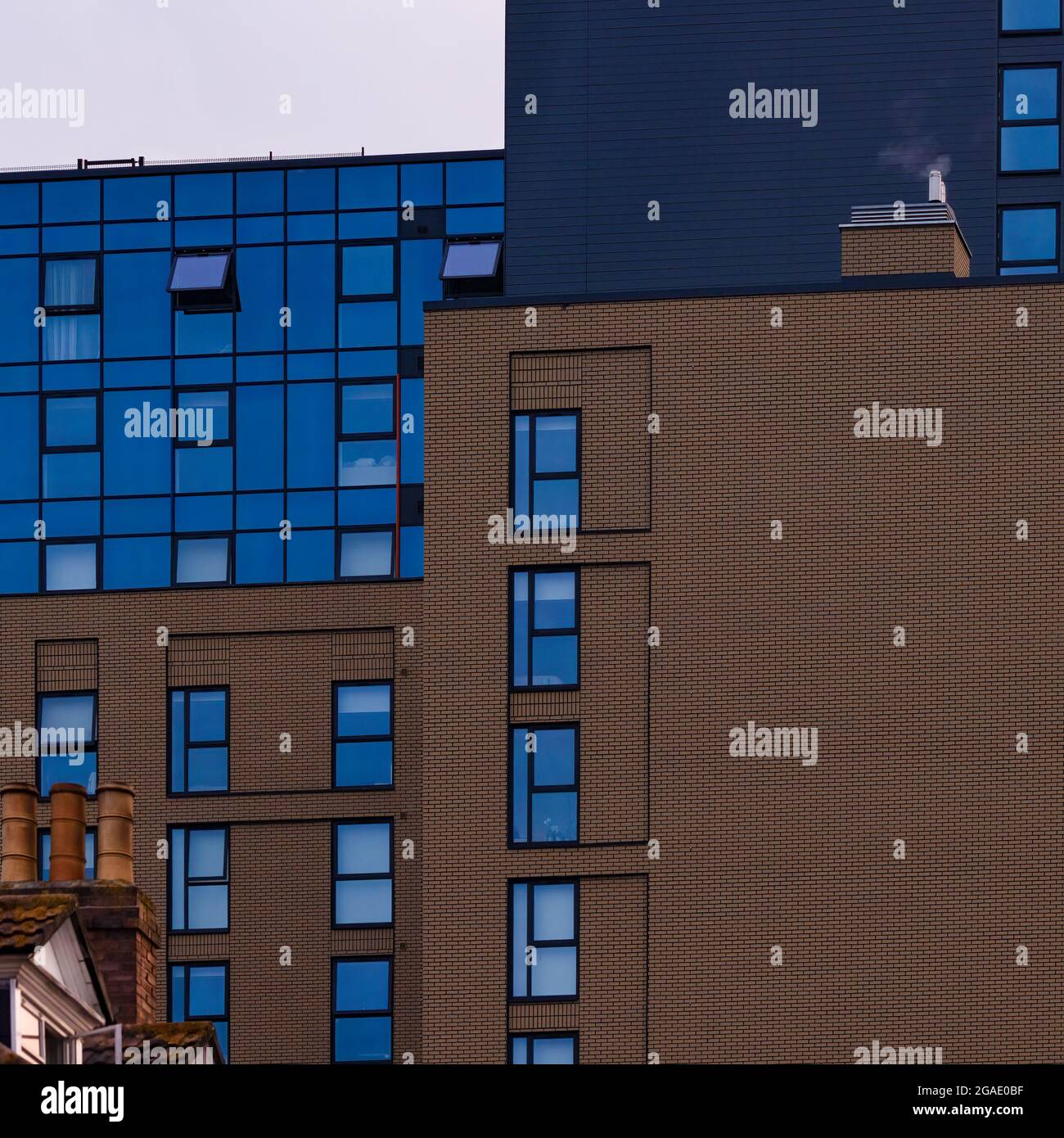 Bournemouth architectural design up close Stock Photo - Alamy