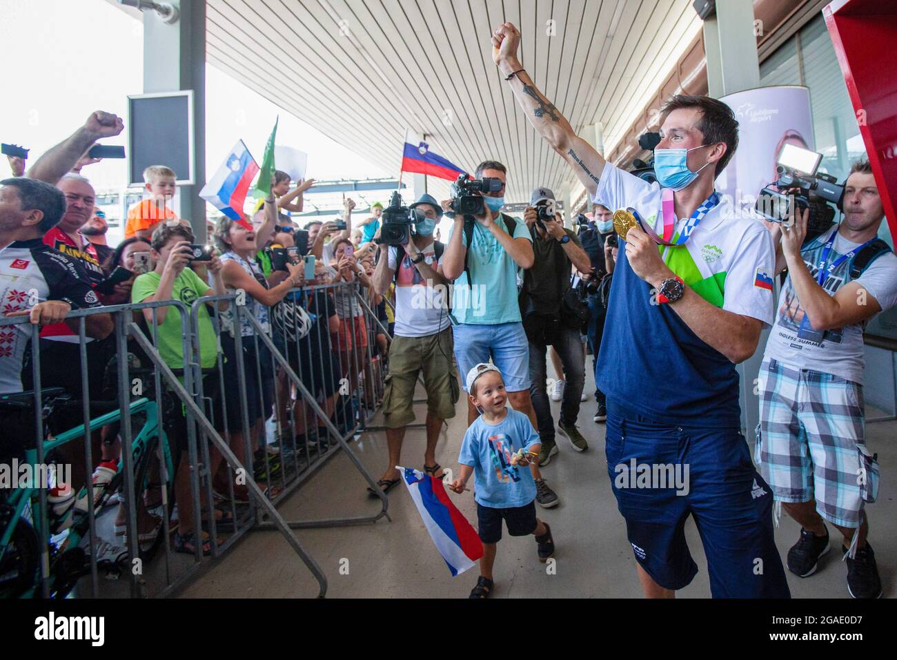 Slovenian road cycling individual time trial Olympic gold medalist ...