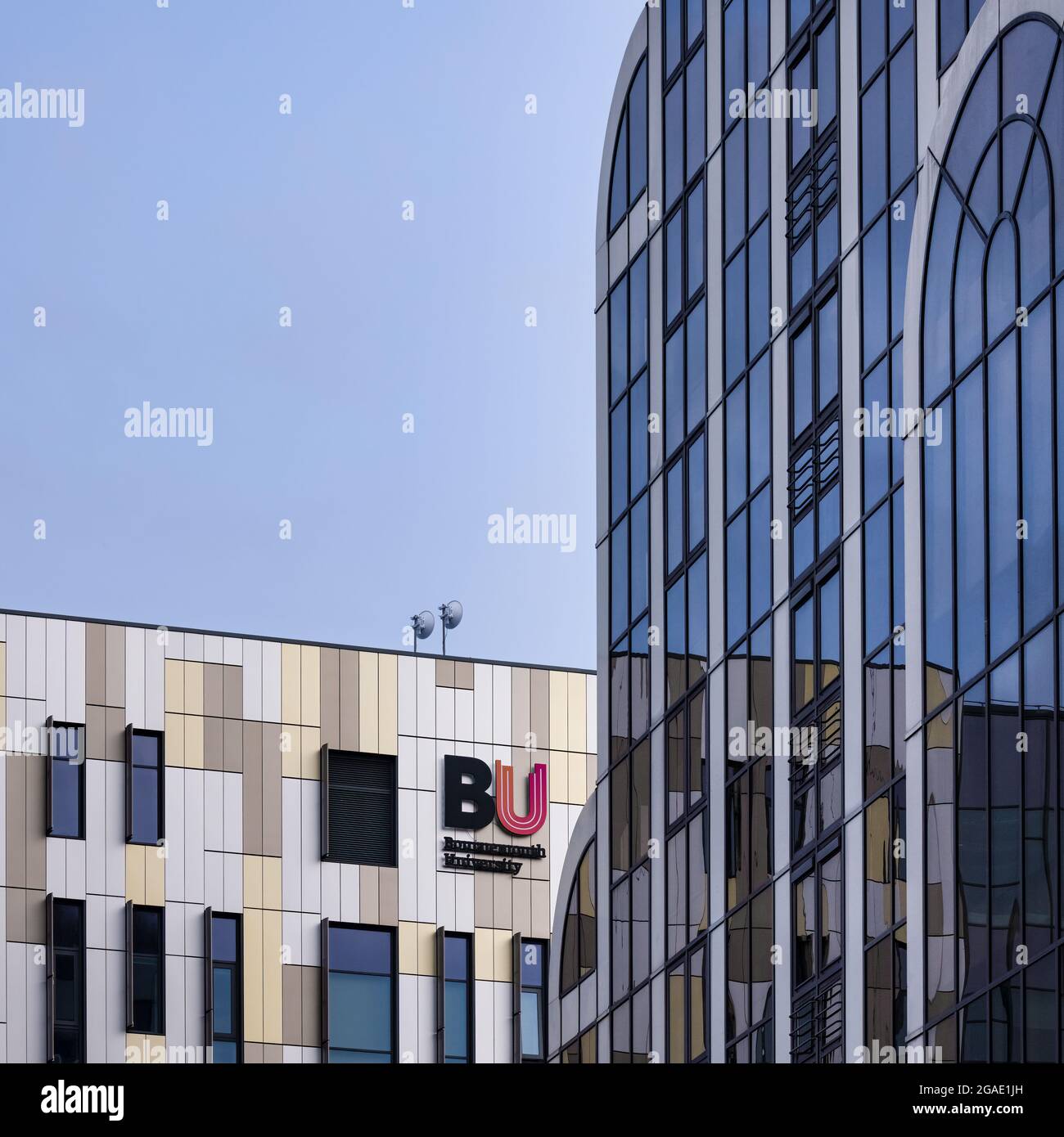 Bournemouth architectural design up close Stock Photo - Alamy