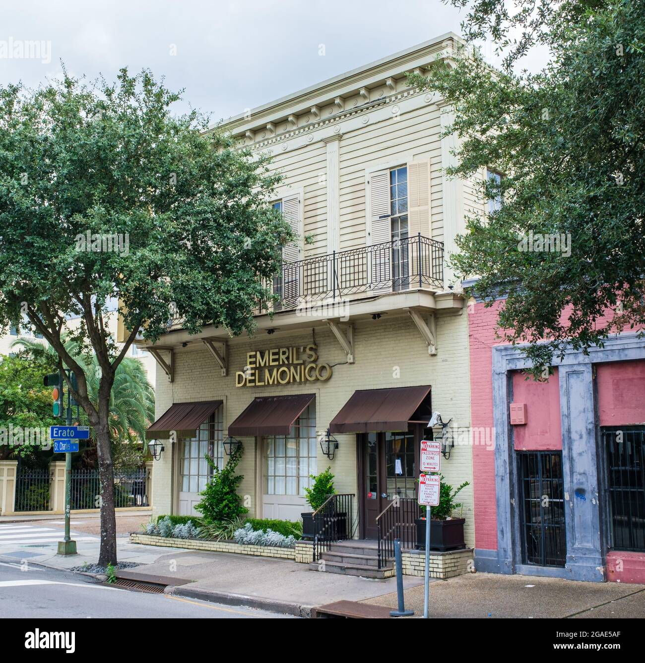 NEW ORLEANS, LA, USA - JULY 21, 2021: Emeril's Delmonico Restaurant in ...