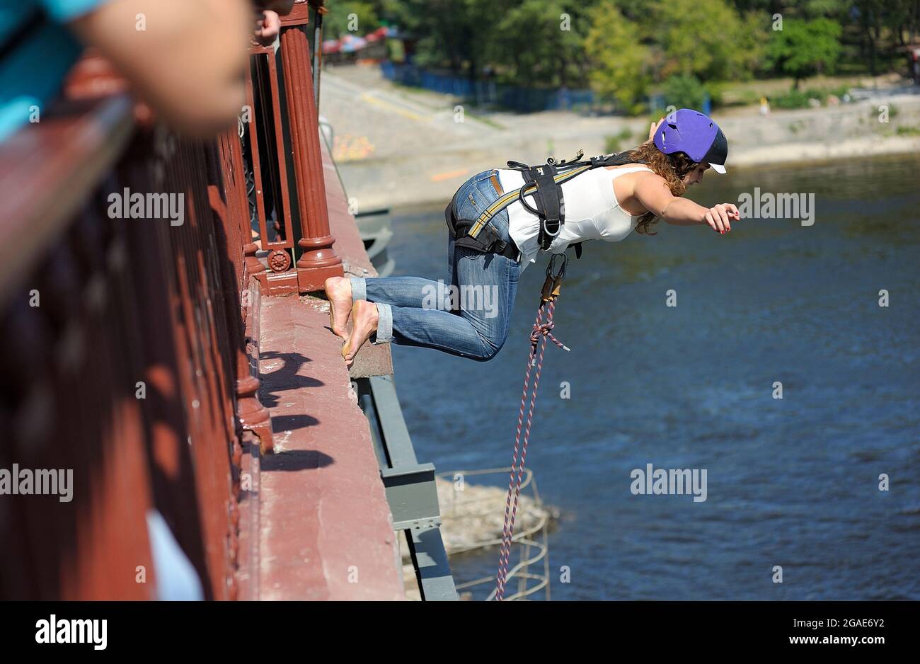 Bungee Jumping Off The Golden Gate Bridge