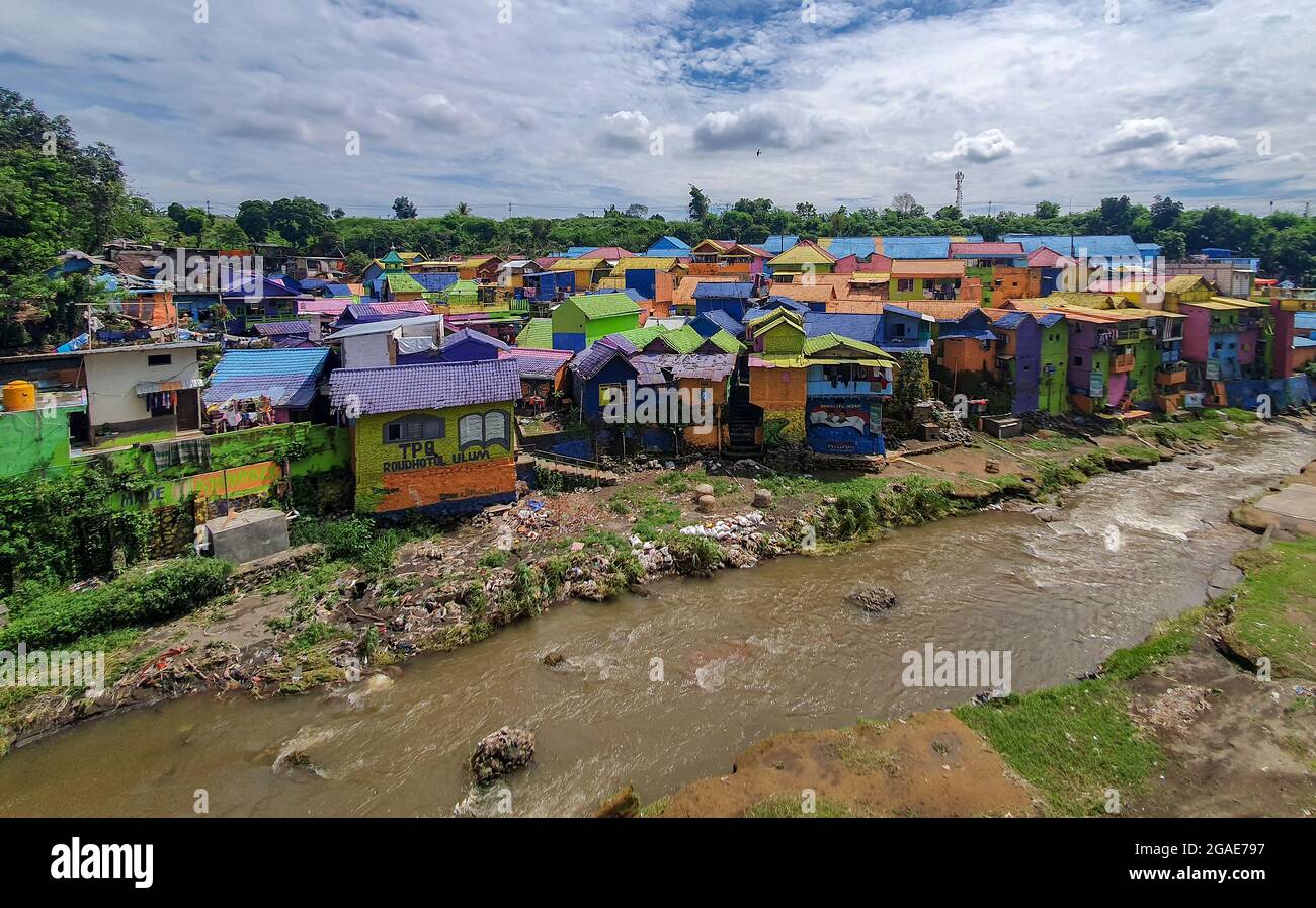 Color Houses in Slum Area Stock Photo - Alamy