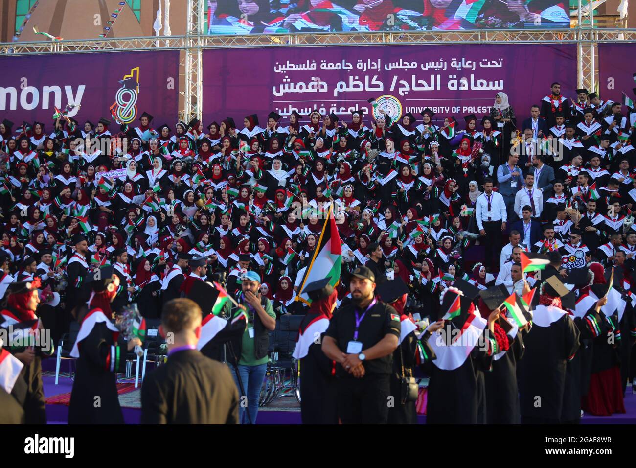 July 29, 2021, Gaza city, The Gaza Strip, Palestine: New graduates ...