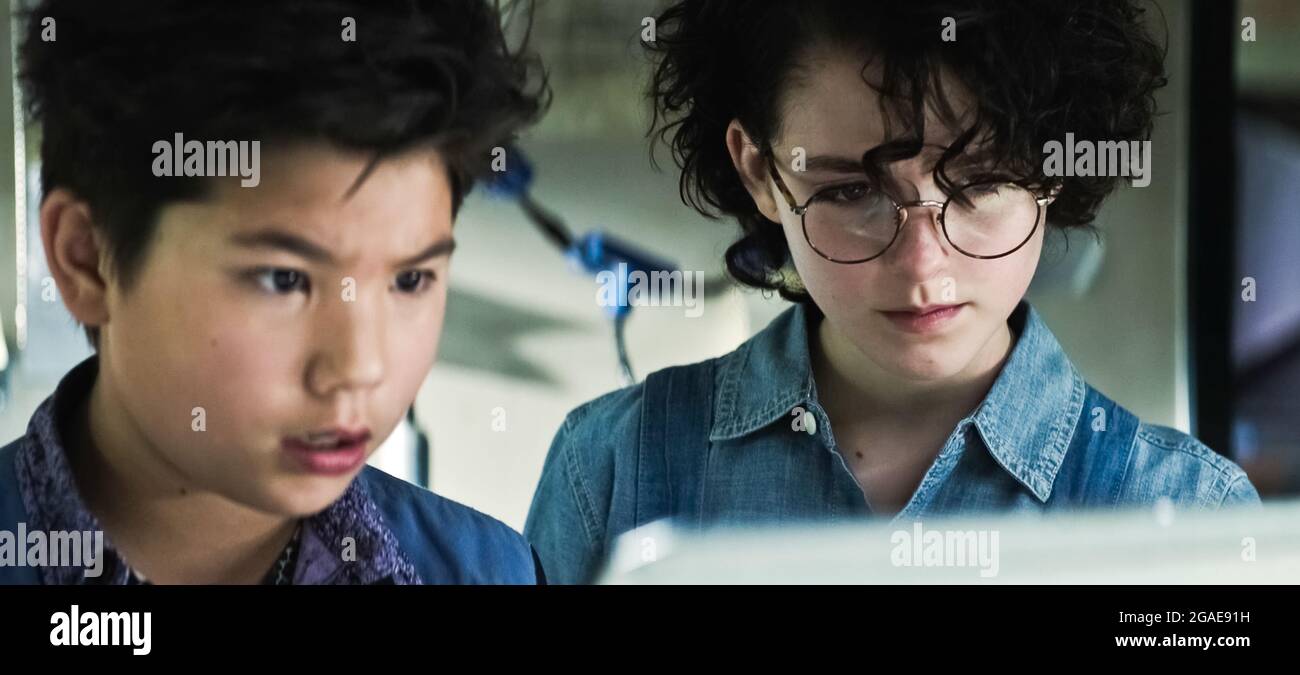 USA. Logan Kim and Mckenna Grace in a scene from the (C)Sony Pictures ...