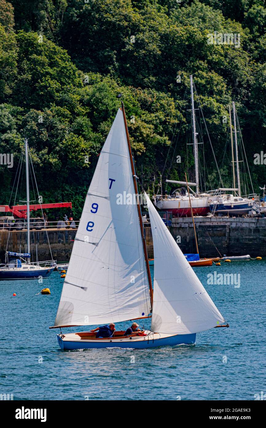 Troy-class boats particpating in competitive racing - Fowey harbour ...