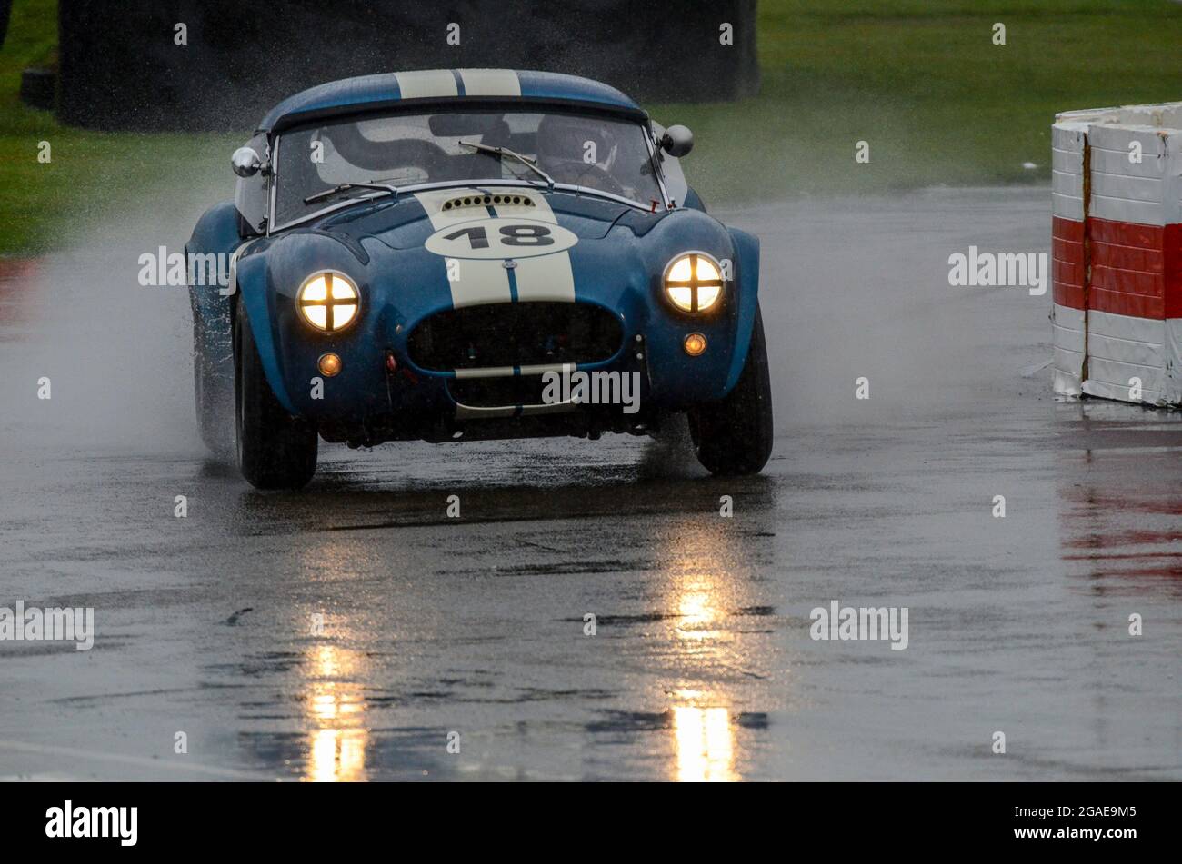 AC Cobra 289 racing car competing in the RAC Tourist Trophy Celebration ...