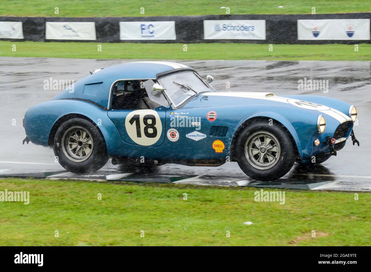 AC Cobra 289 racing car competing in the RAC Tourist Trophy Celebration ...