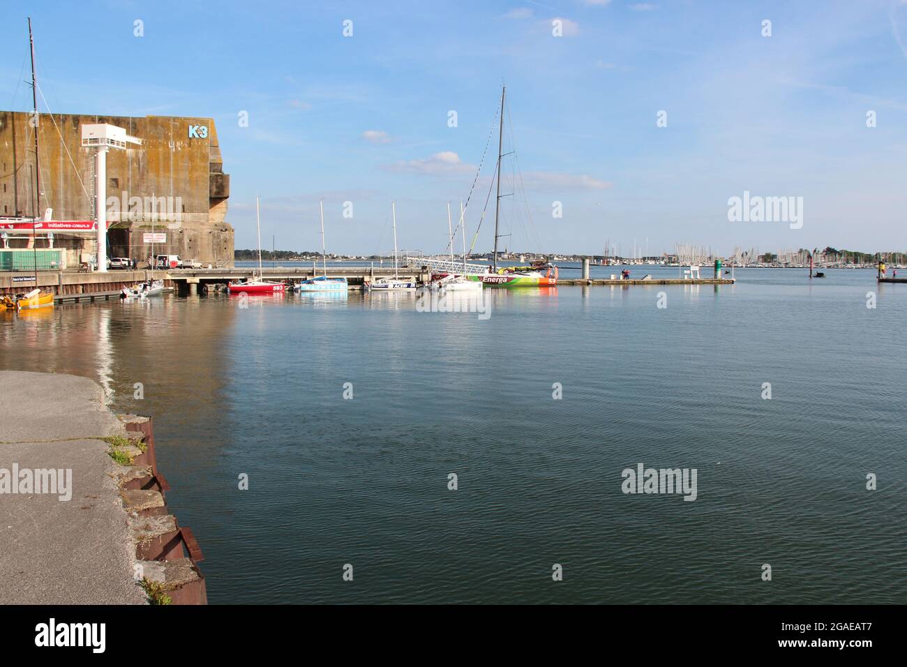 submarine base in lorient in brittany in france Stock Photo - Alamy
