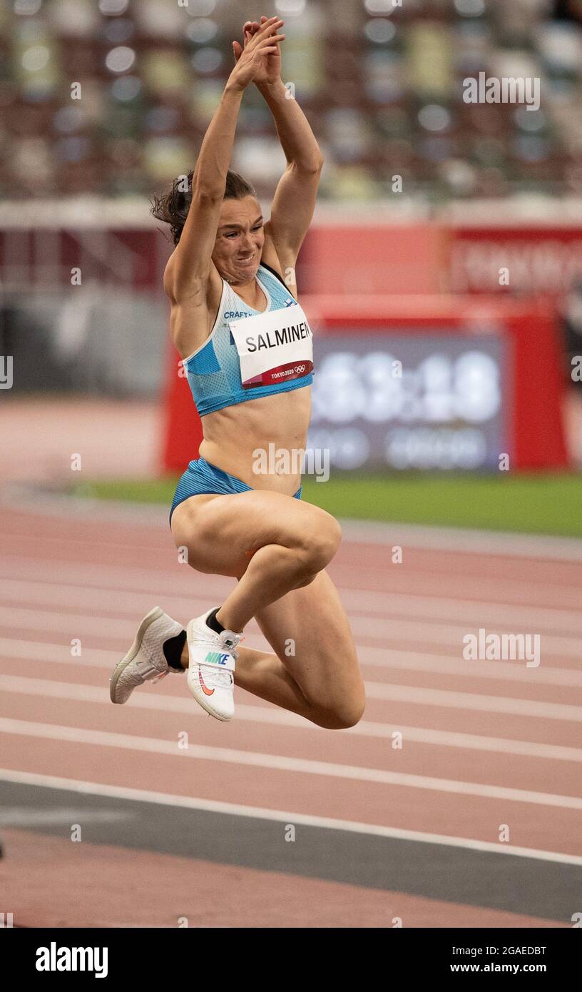 Tokyo, Kanto, Japan. 30th July, 2021. Senni Salminen (FIN) compete in ...