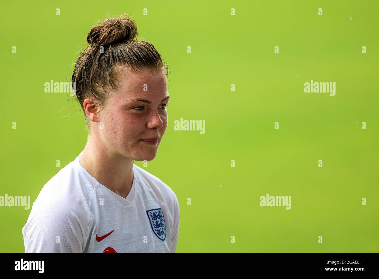 Emily Murphy (9 England) smiles after the Women’s Under-19 ...