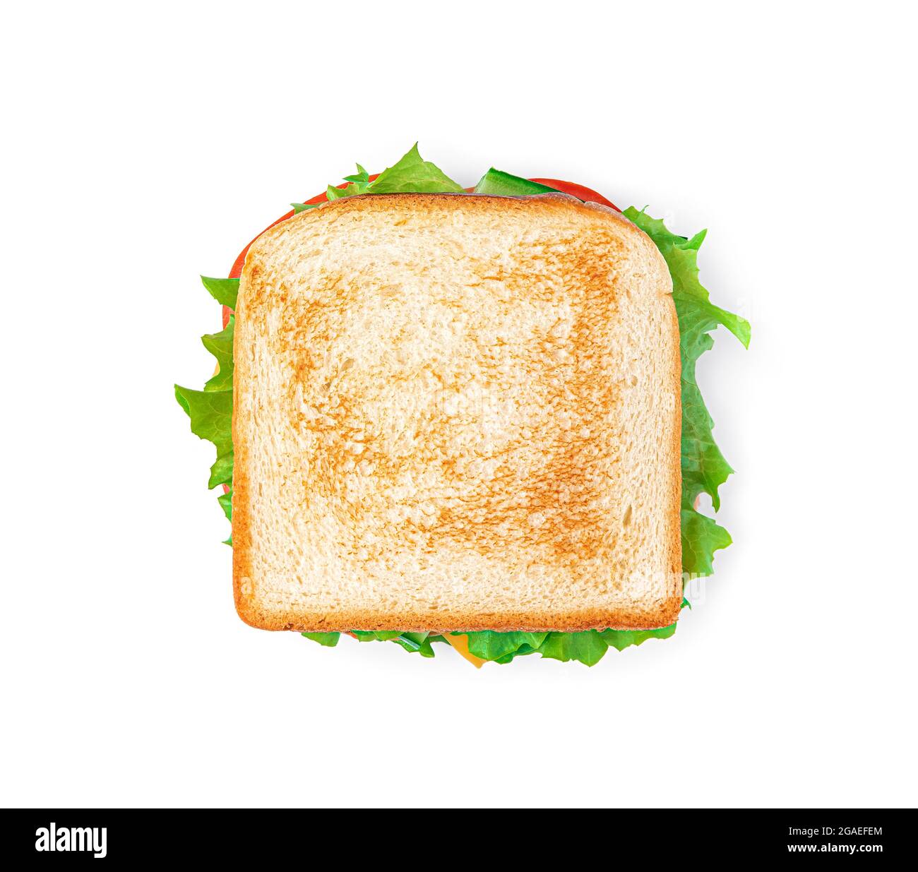Club sandwich top view Cut Out Stock Images & Pictures - Alamy