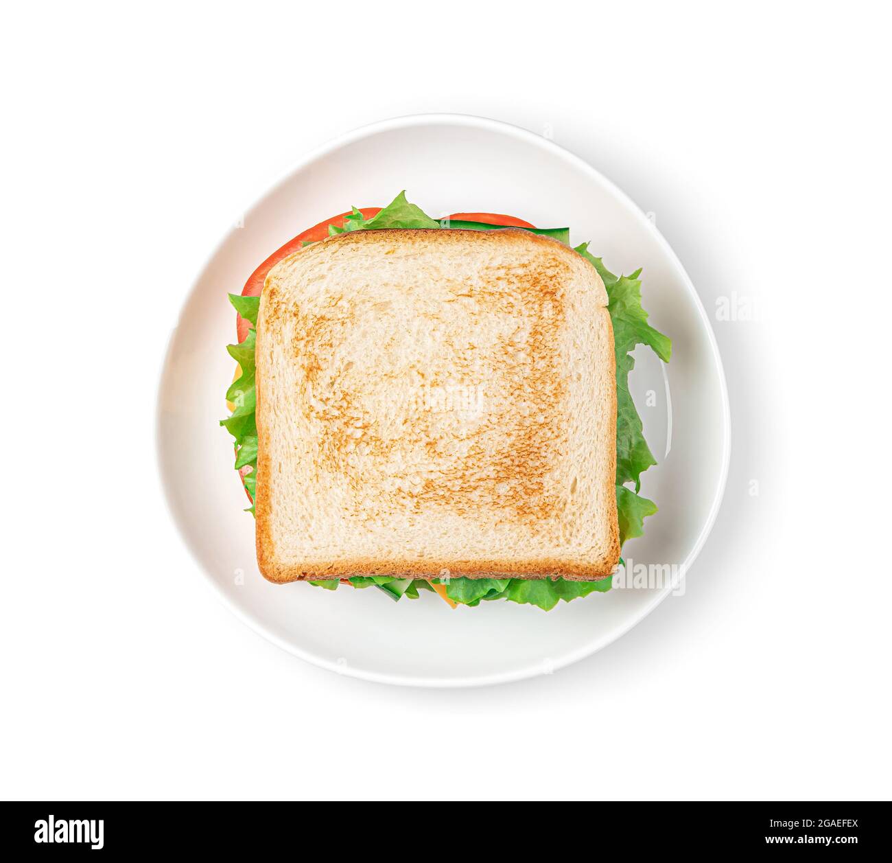Club sandwich plate Cut Out Stock Images & Pictures - Alamy