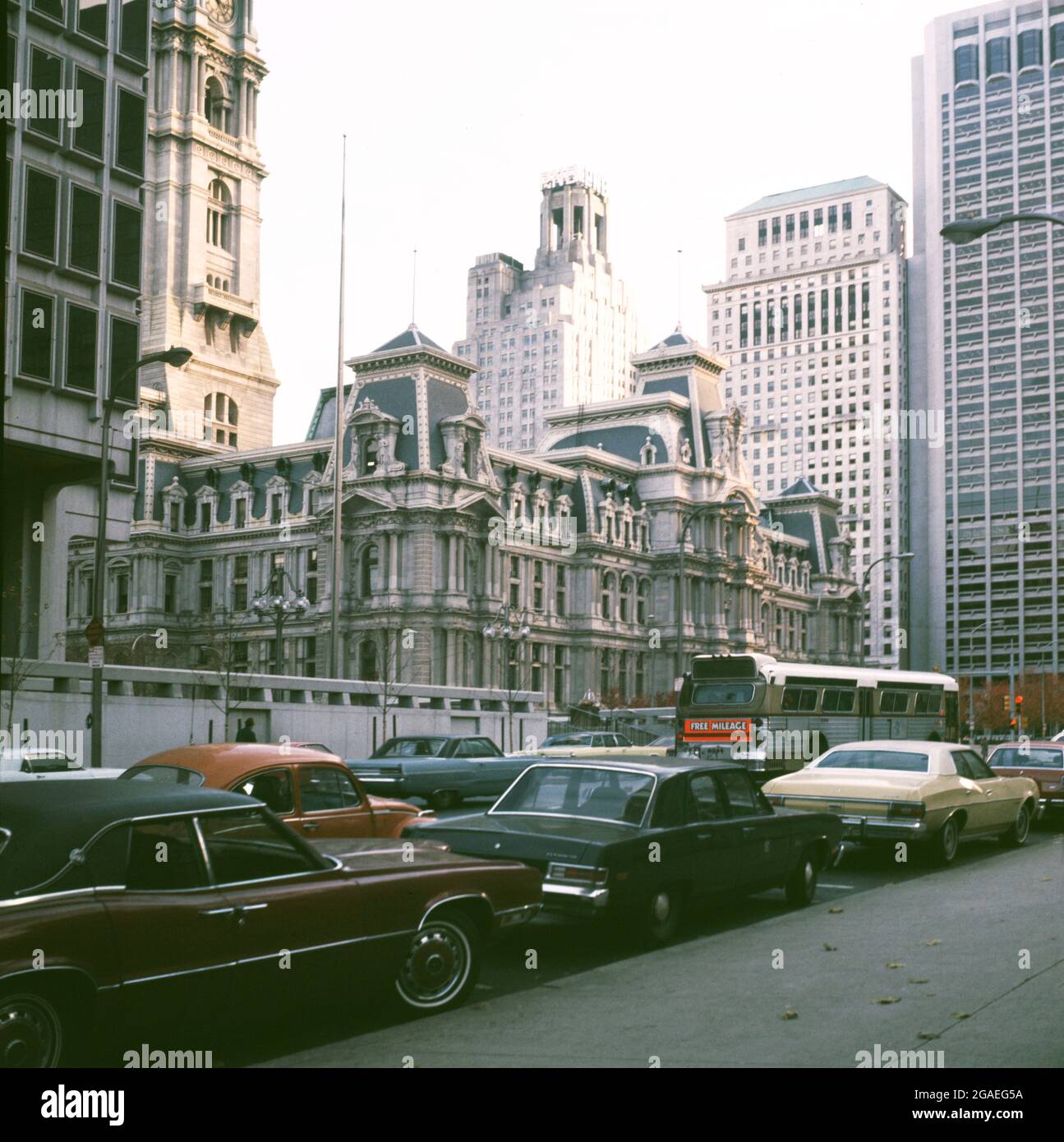 Urban landscape, Philadelphia PA, USA, 1976 Stock Photo - Alamy