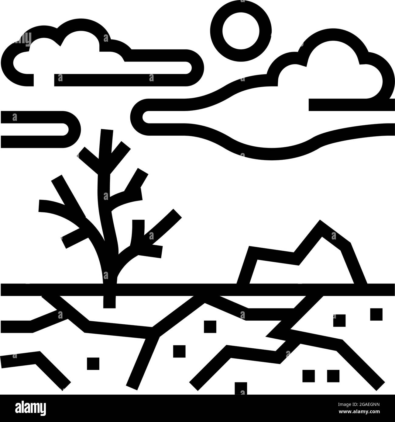 Tundra and taiga forest Black and White Stock Photos & Images - Alamy