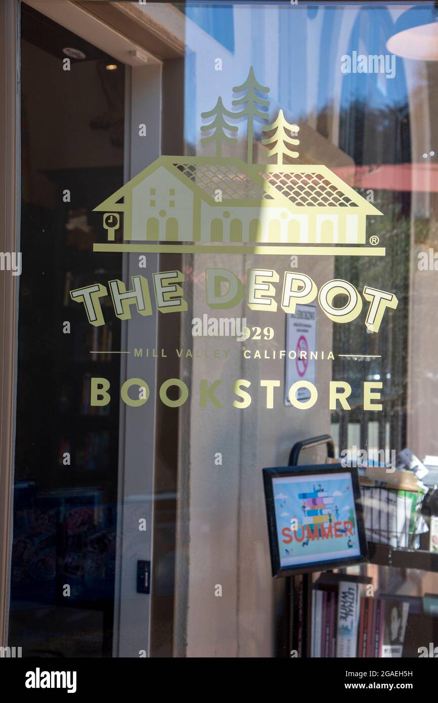 The Depot - a popular bookstore and cafe in Mill Valley California ...