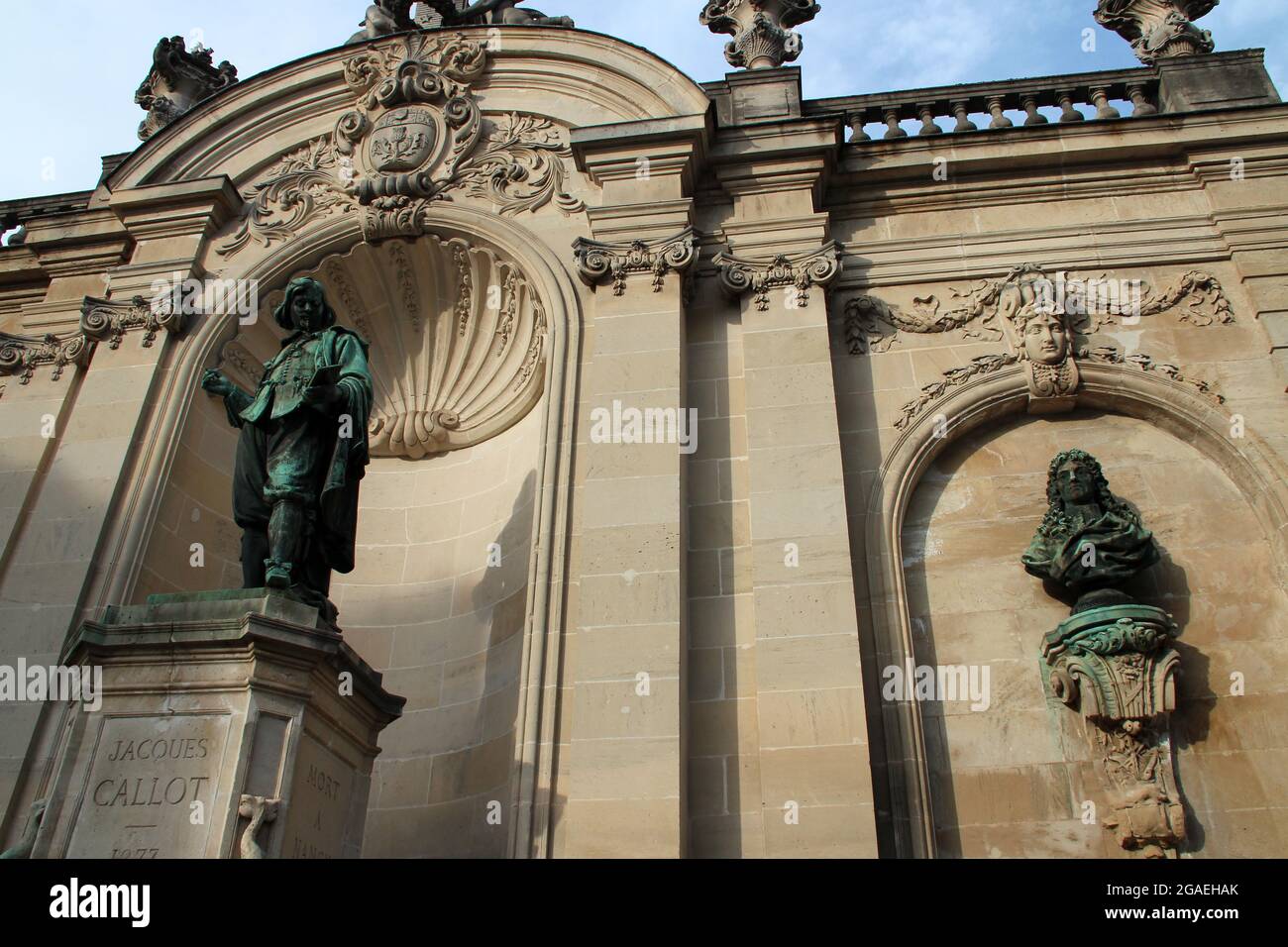 baroque monument at vaudémont square in nancy in lorraine (france Stock ...