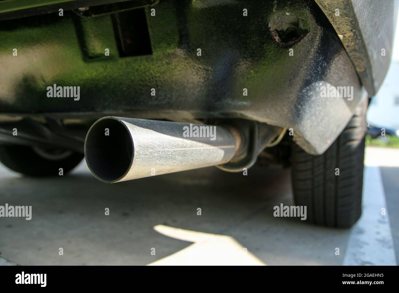 Old Car Exhaust High Resolution Stock Photography and Images - Alamy