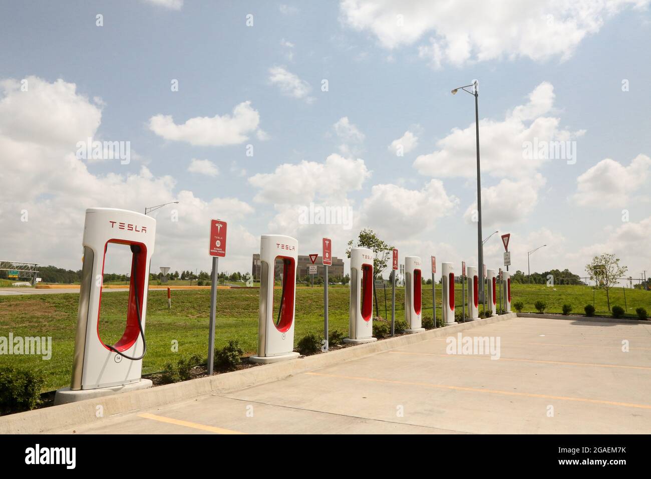 USA. 27th July, 2021. In Southern Missouri off an I-40 highway ramp at ...