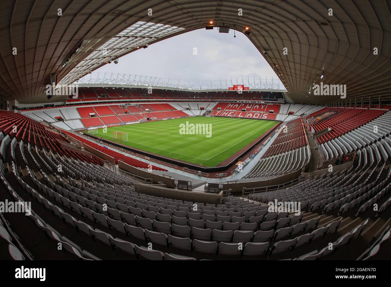 A general view of Stadium Of Light, Home of Sunderland Stock Photo - Alamy