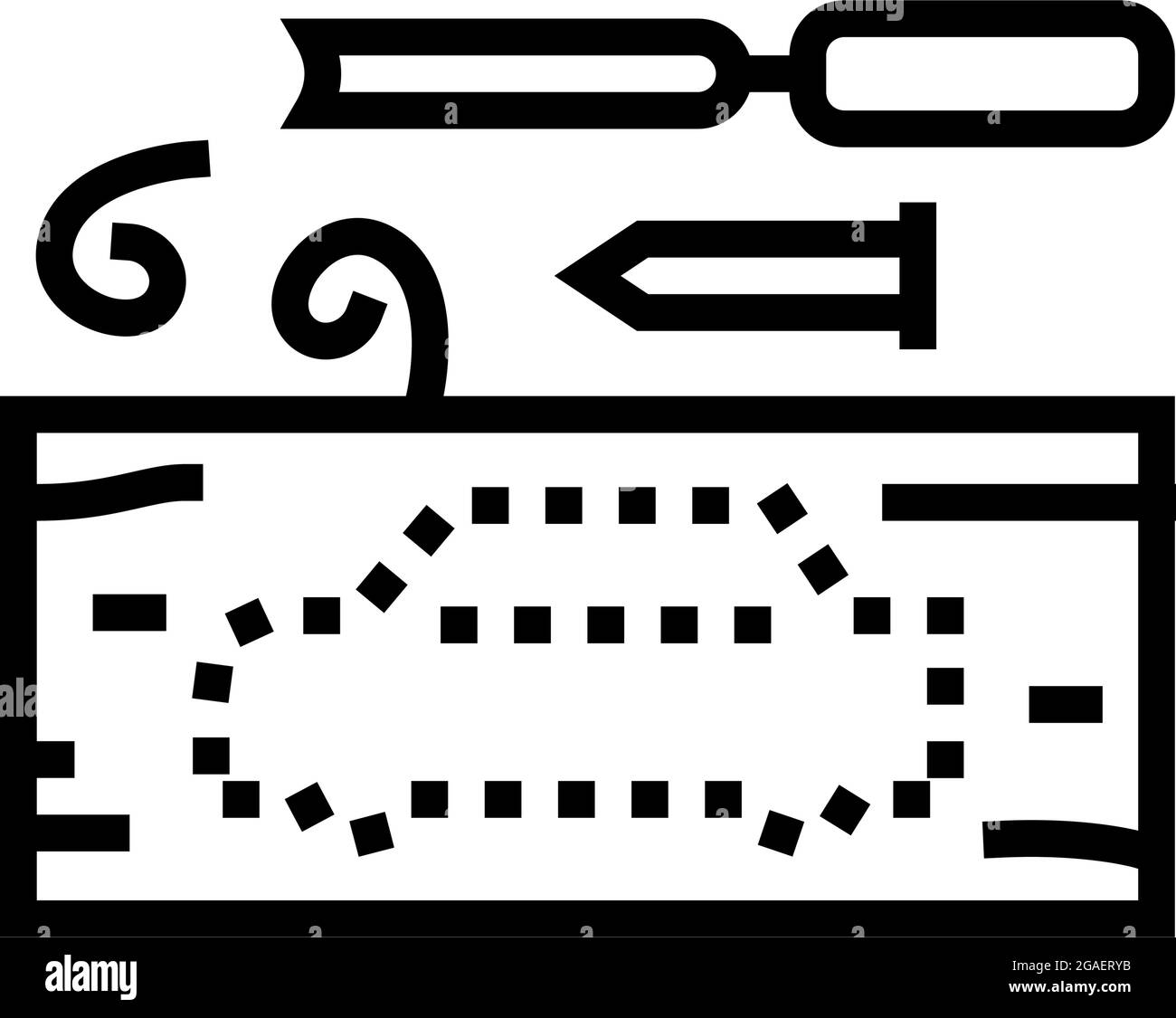 diy kits toys line icon vector illustration Stock Vector Image & Art ...