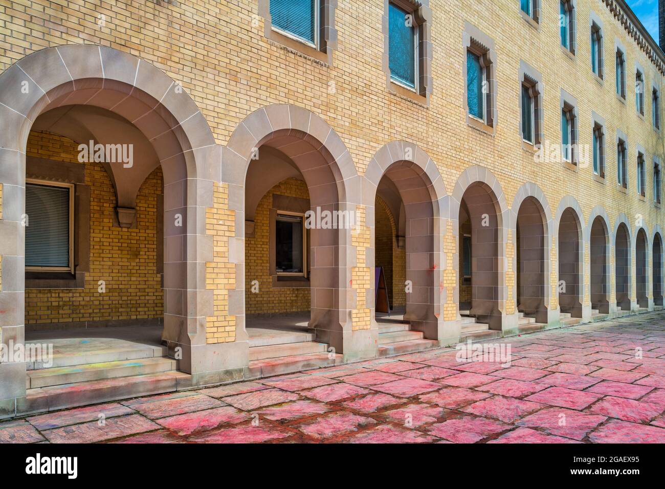Arcade on the University of Toronto Campus in downtown Toronto, Canada ...