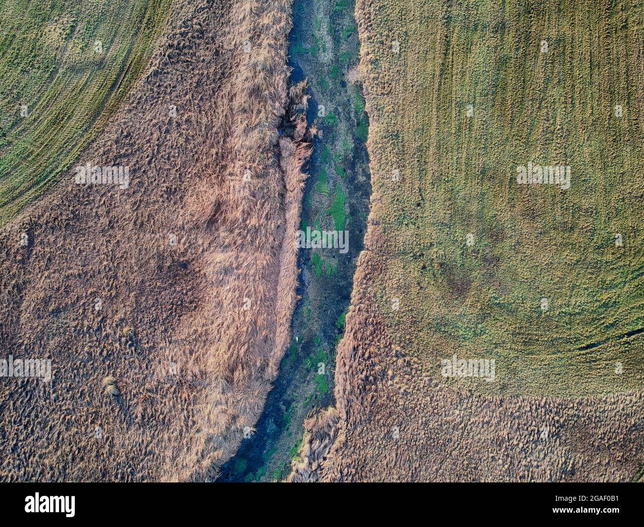 River aerial view rural hi-res stock photography and images - Alamy