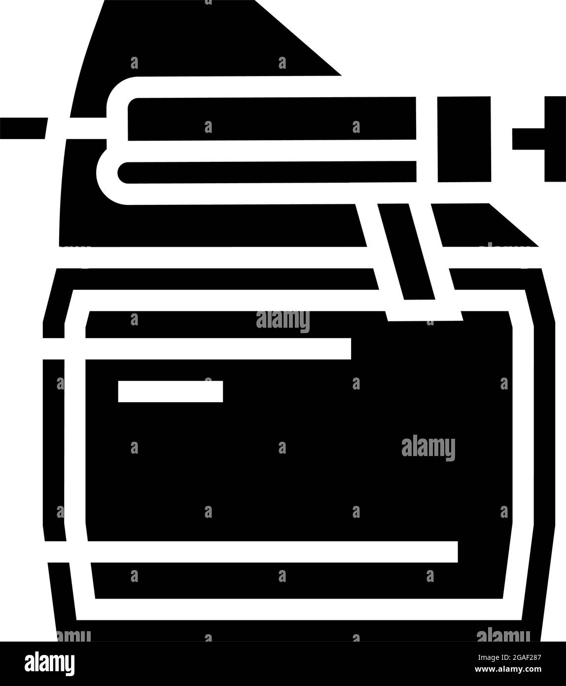 first coat primer glyph icon vector illustration Stock Vector Image ...