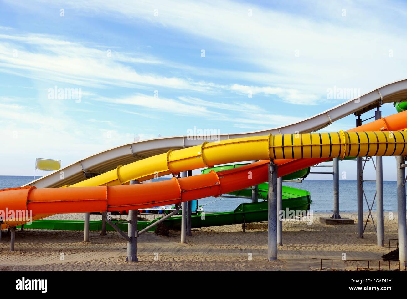 Pool tube slide luxury hi-res stock photography and images - Alamy