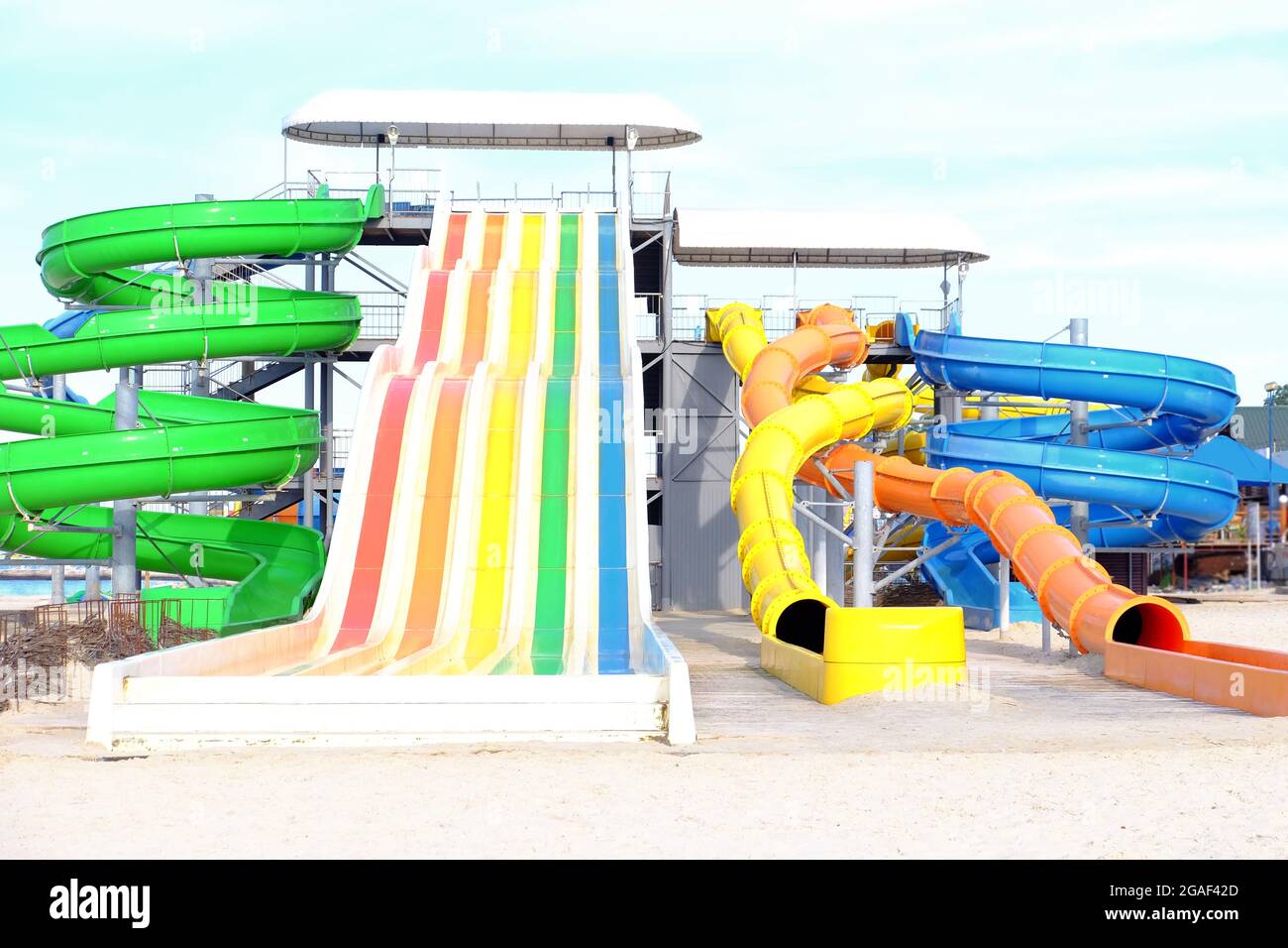 Pool tube slide luxury hi-res stock photography and images - Alamy