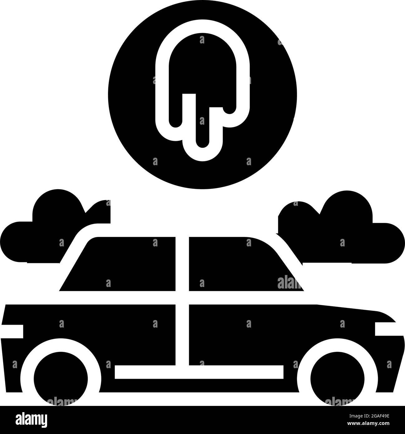 custom auto paint glyph icon vector illustration Stock Vector Image ...