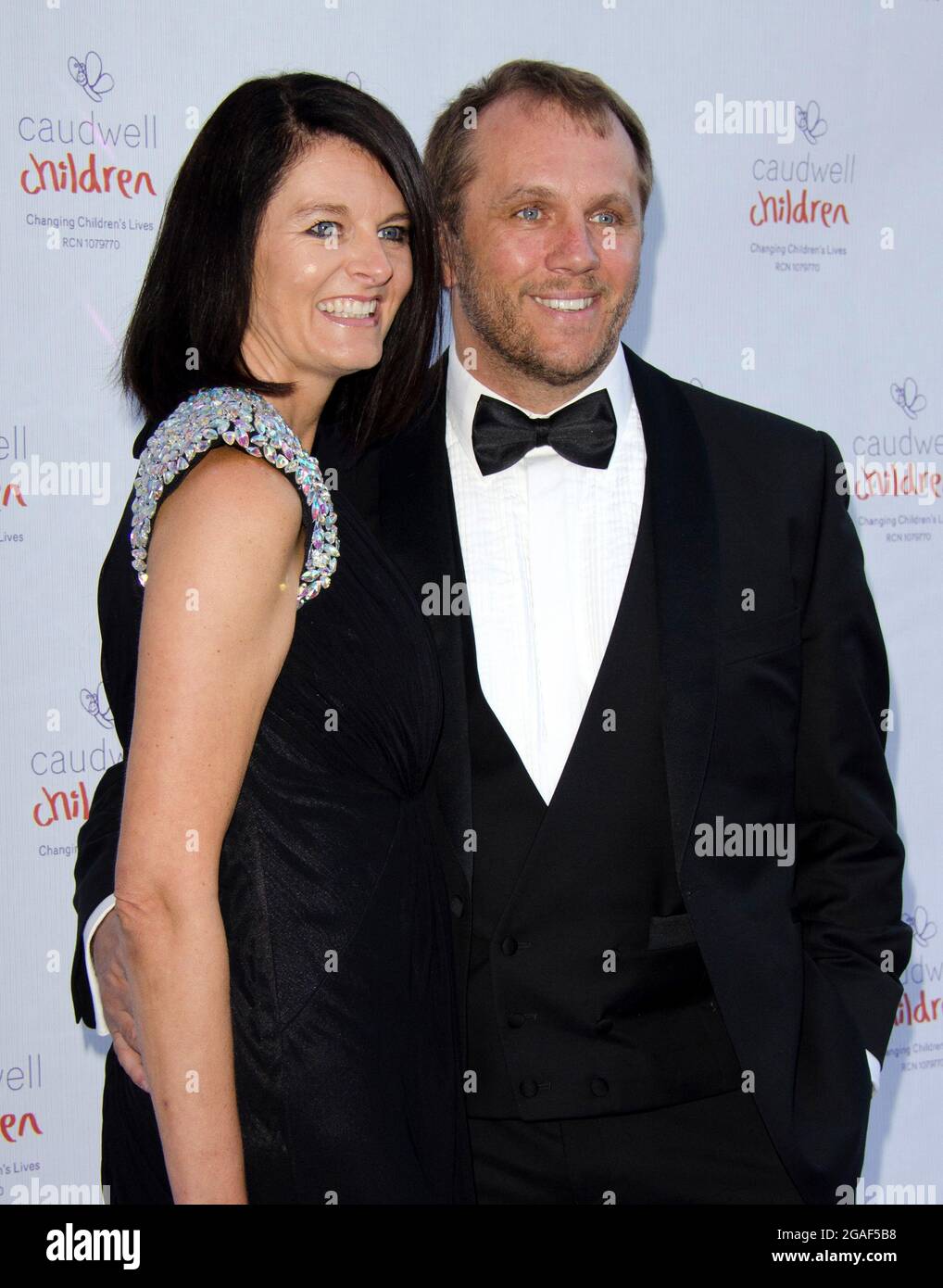 London. UK. Dean Andrews and Denise Andrews at the Caudwell Children's ...