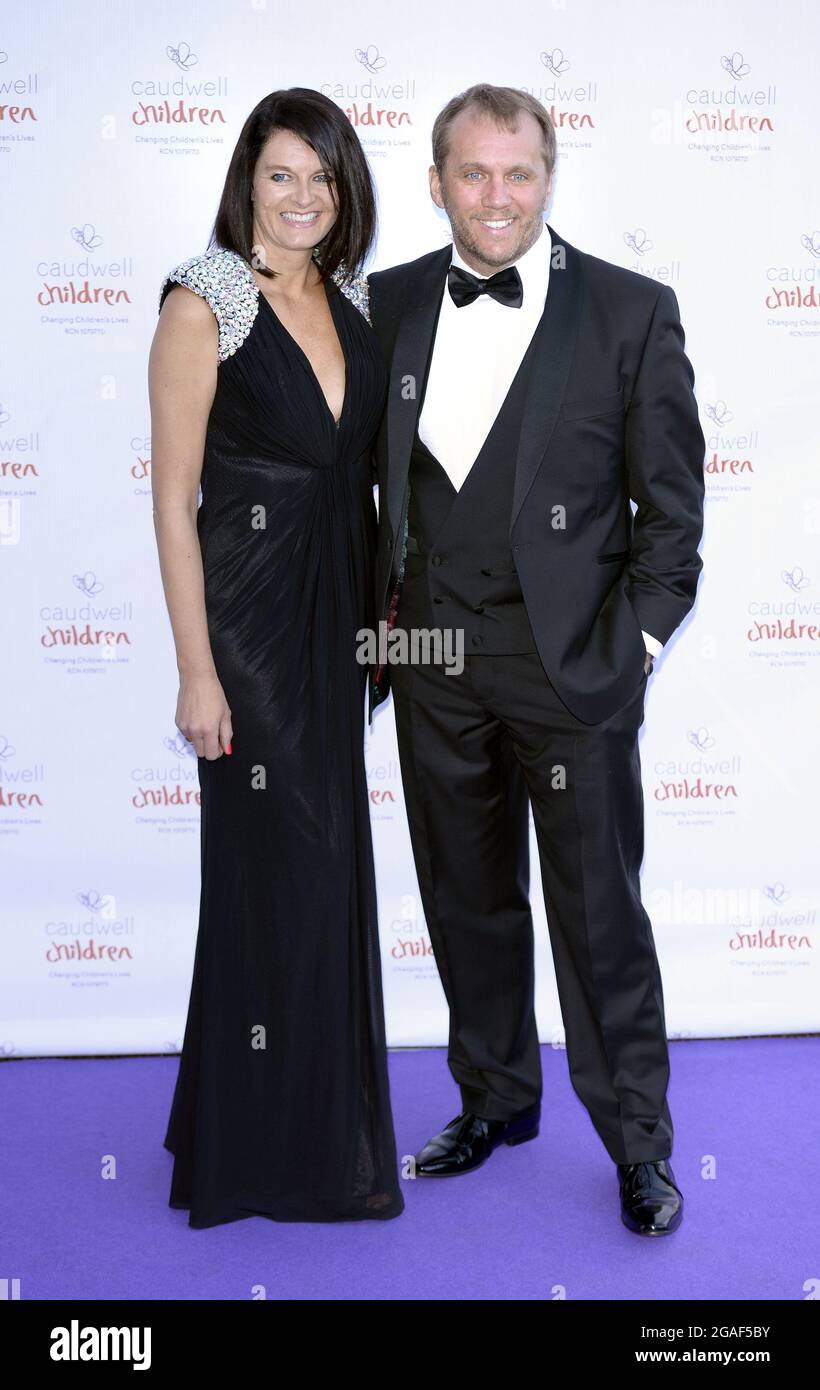 London. UK. Dean Andrews and Denise Andrews at the Caudwell Children's ...