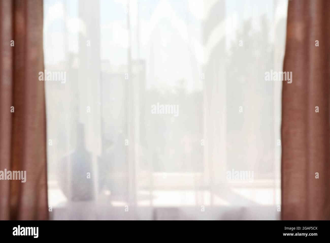 Blurred textile window Stock Photo - Alamy