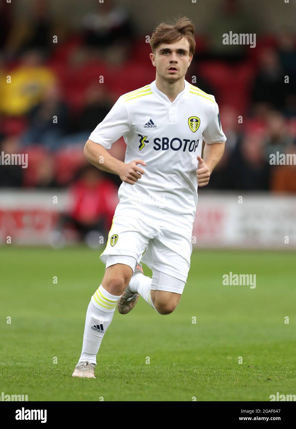 Leeds United's Lewis Bate during the preseason friendly match at ...