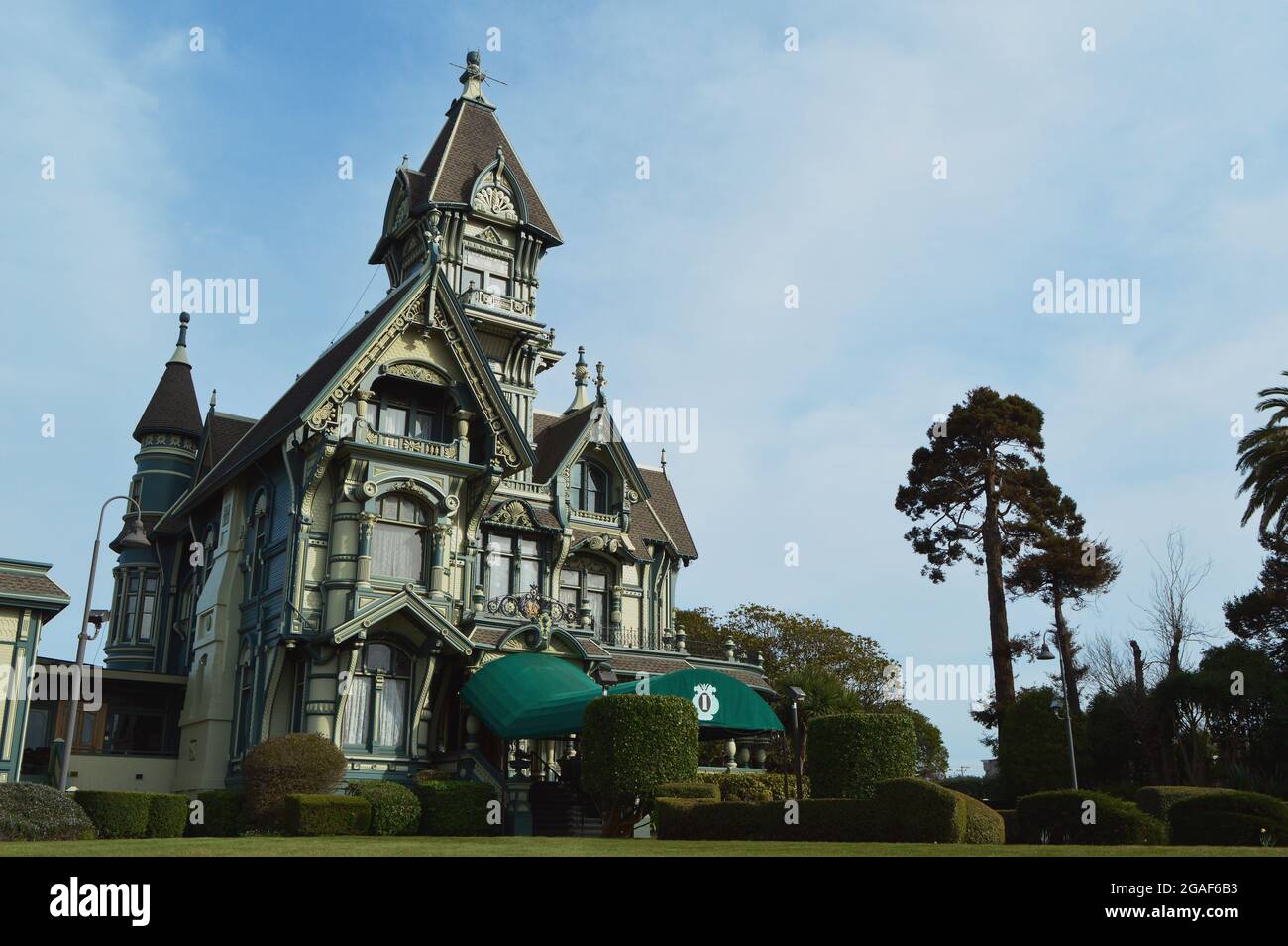 EUREKA, CALIFORNIA - FEBRUARY 20 2020 - Historic, Victorian Carson ...