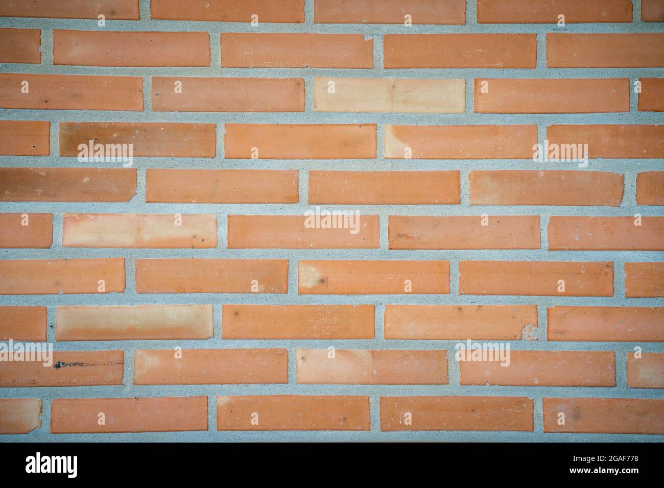 Detailed closeup of a red brick wall - for textured background Stock ...