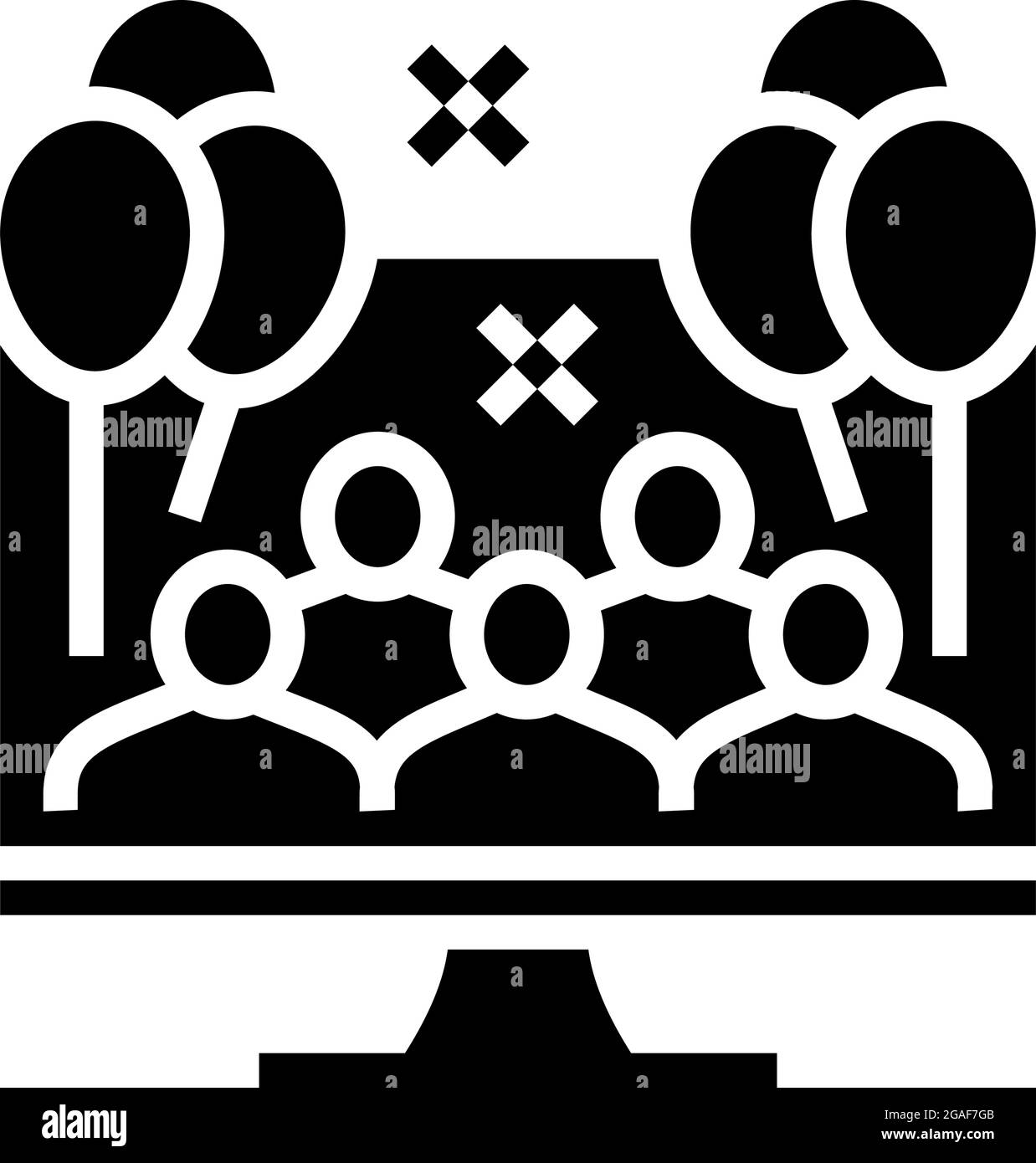 Virtual birthday party Black and White Stock Photos & Images - Alamy