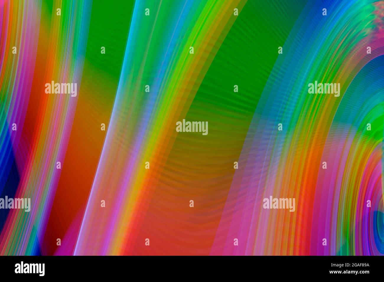 Abstract neon background with rainbow highlights of light Stock Photo ...