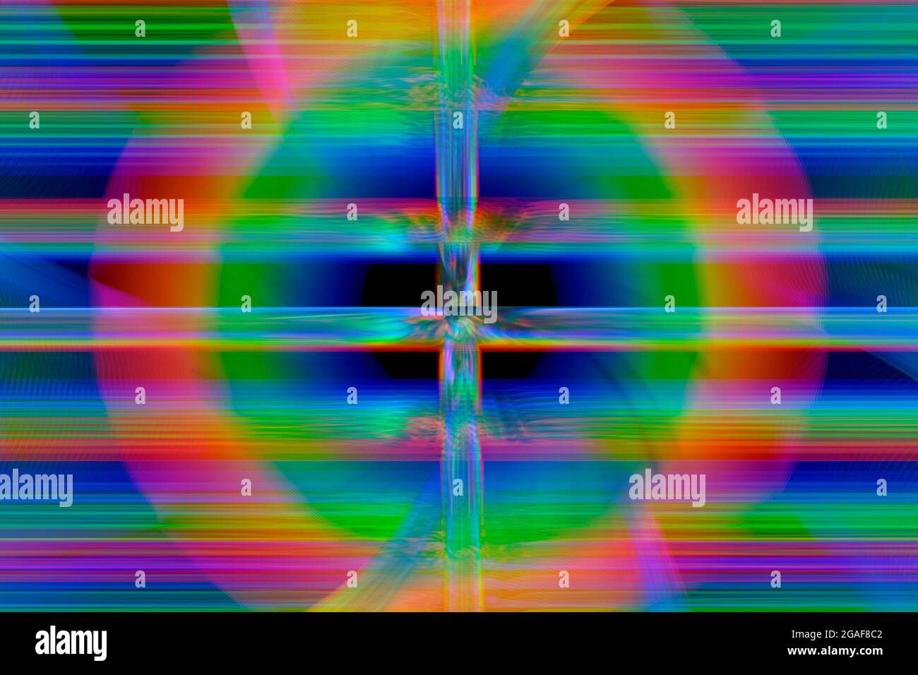 Abstract neon background with rainbow highlights of light Stock Photo ...