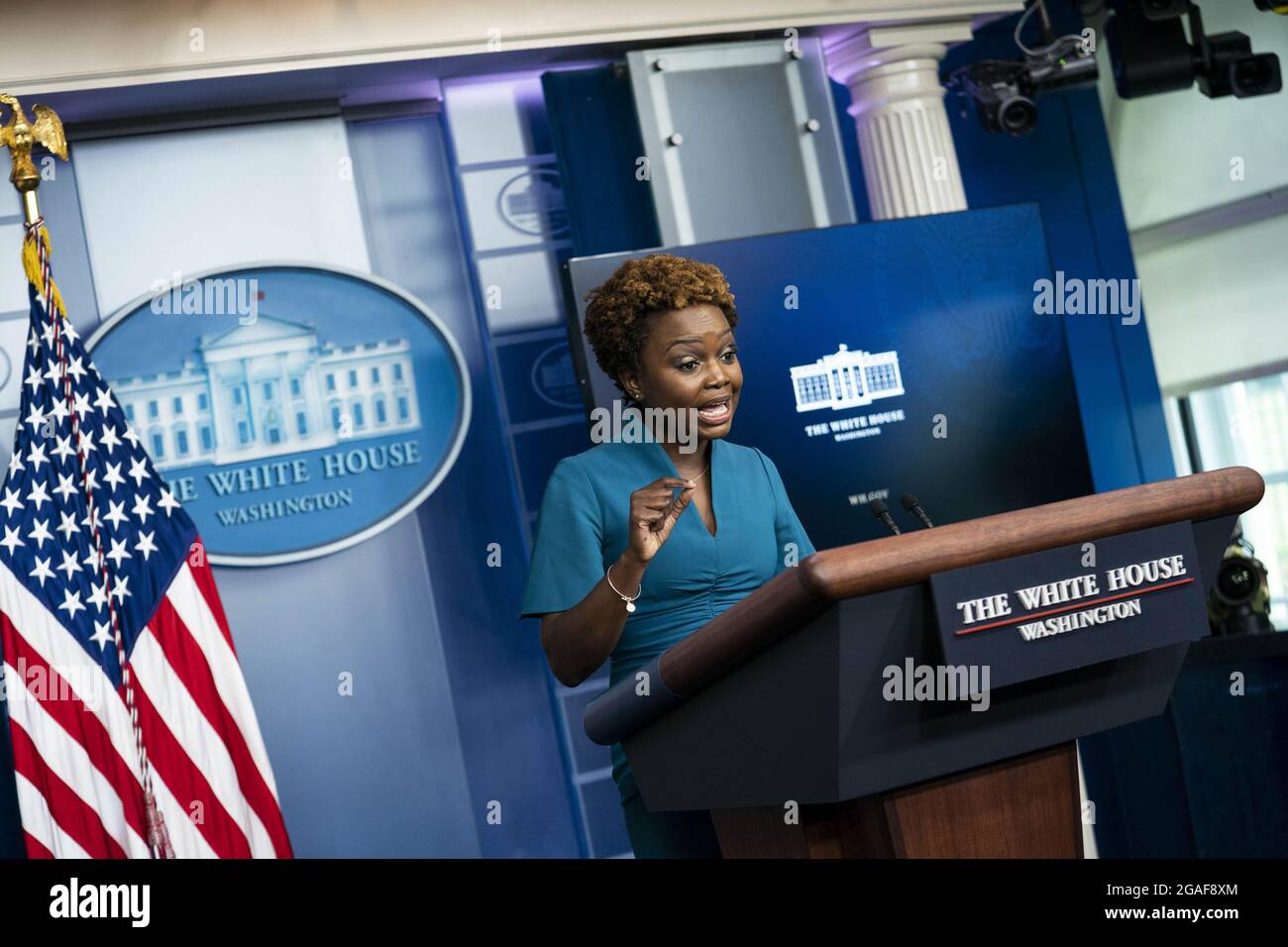 Washington DC, USA. 30th July, 2021. White House Principal Deputy Press ...