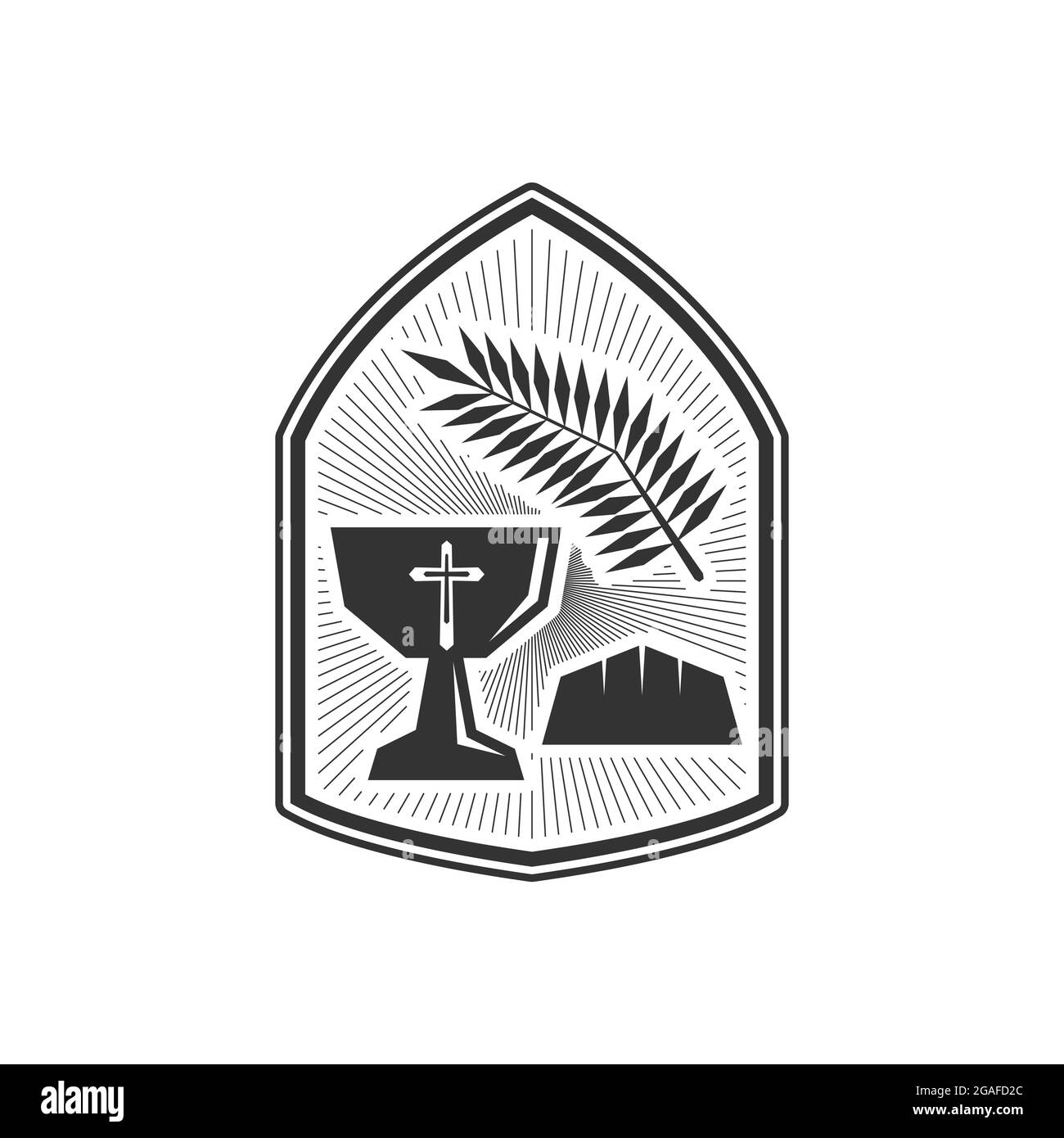 Church logo book hi-res stock photography and images - Alamy