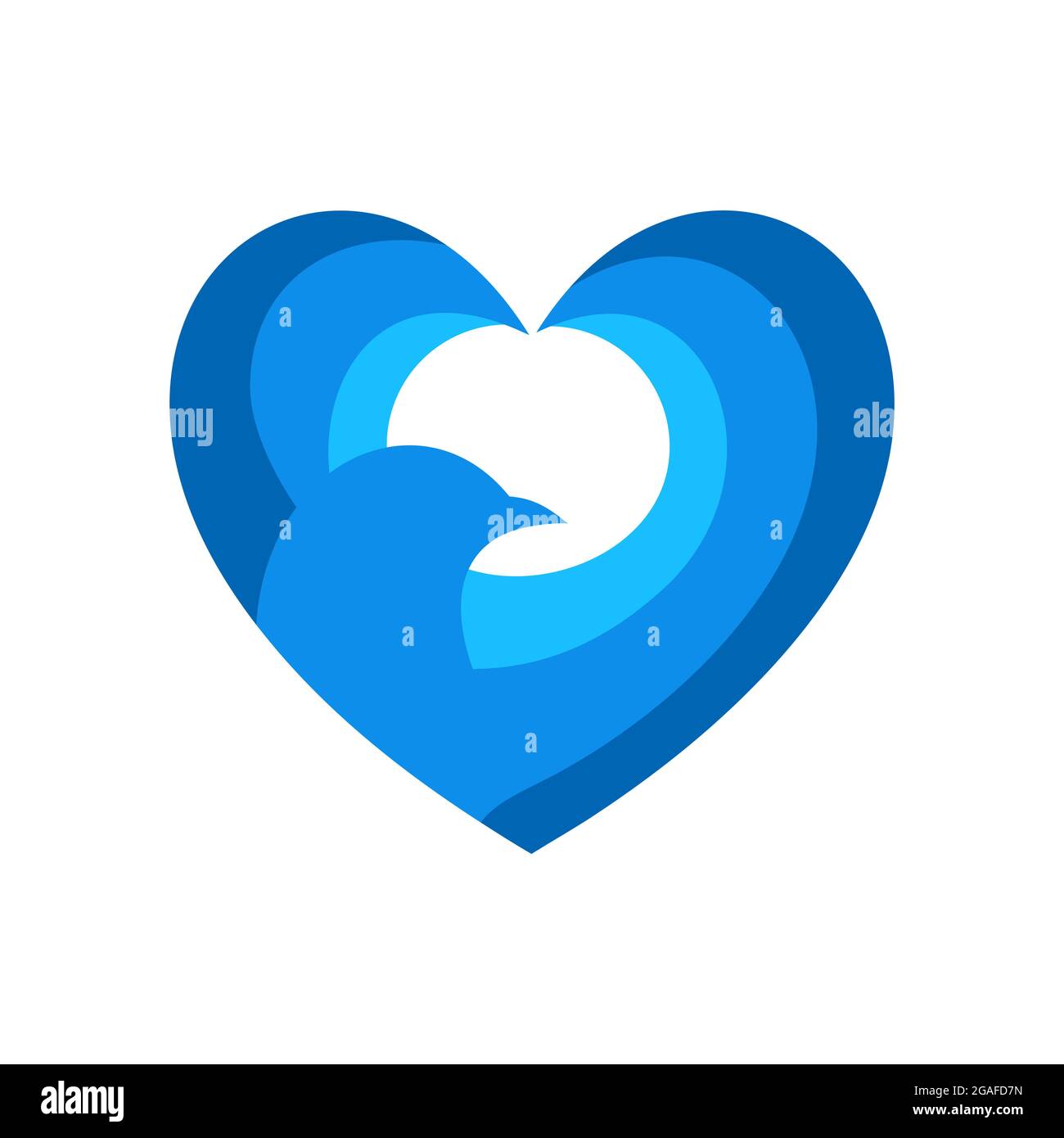 Christian illustration. Church logo. The dove is a symbol of God's Holy ...