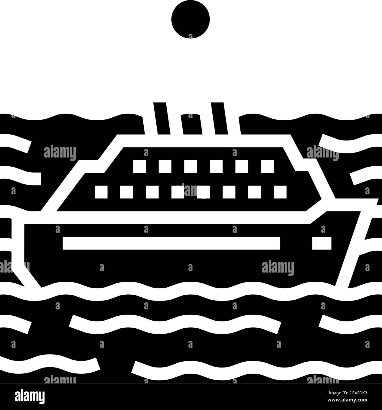 open ocean glyph icon vector illustration Stock Vector Image & Art - Alamy