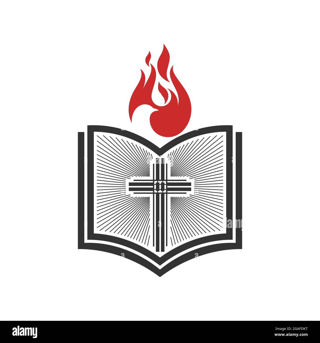The Holy Spirit Fire And Cross