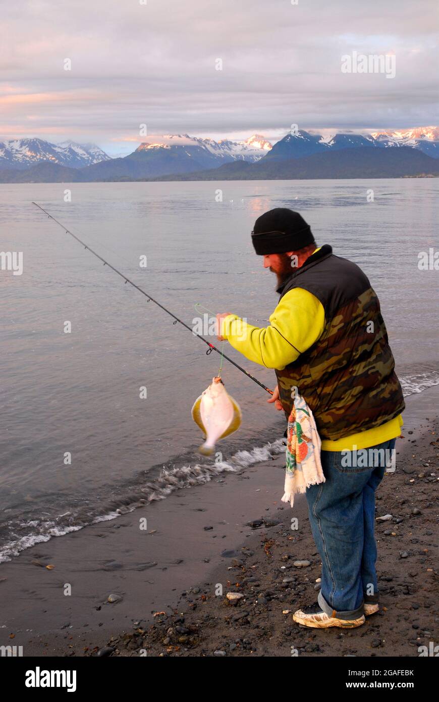 Women halibut fishing hi-res stock photography and images - Alamy