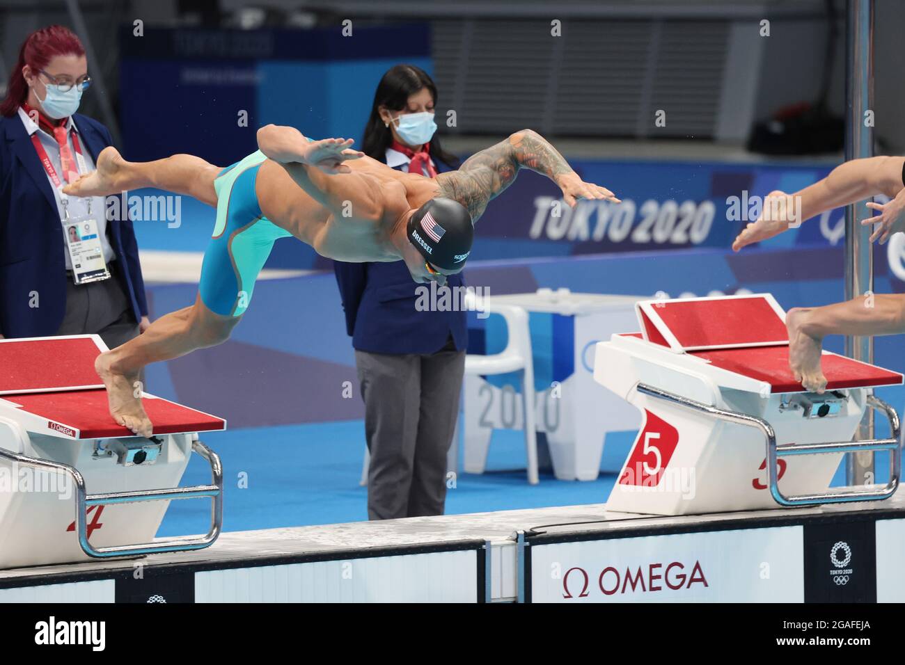 Tokyo, Japan. 30th July, 2021. Caeleb Dressel (USA) Swimming : Men's ...