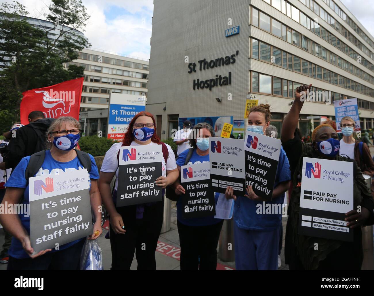 London, England, UK. 30th July, 2021. British National Health Service ...