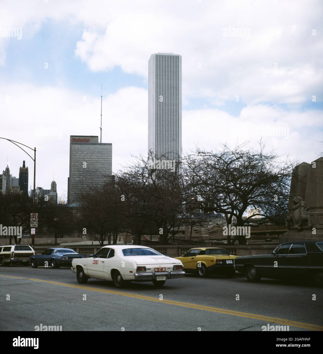 Chicago IL., USA, april 1977 Stock Photo - Alamy